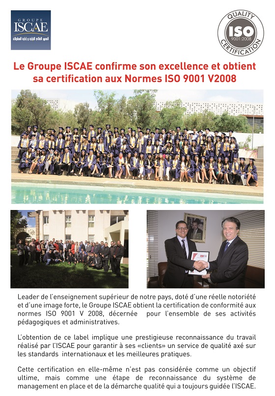 Le Groupe ISCAE confirme son excellence – GROUPE ISCAE – English Version