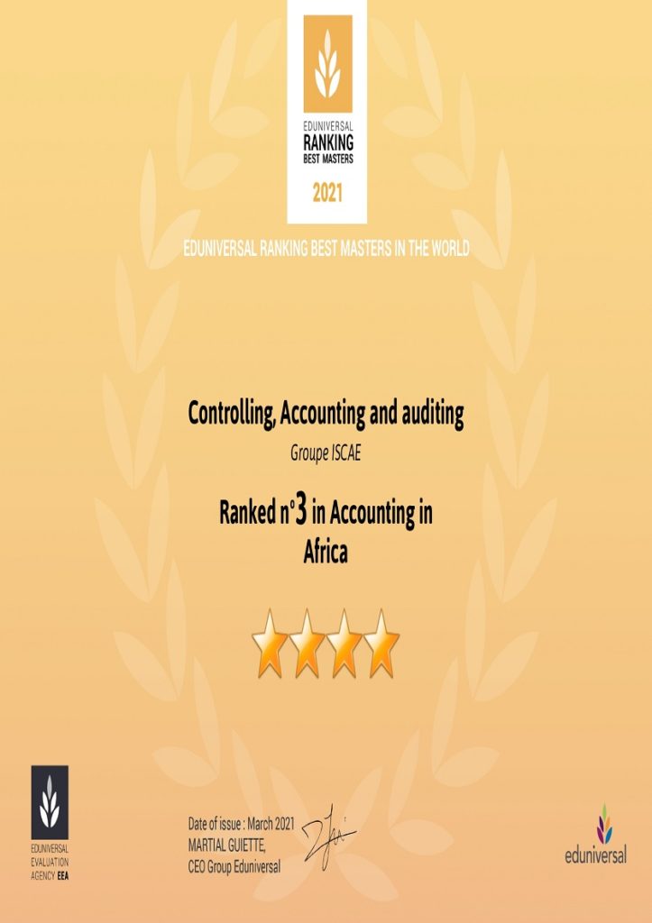 Contrôle de Gestion Audit et Comptabilité ( ISCAE-CASA et RABAT ...