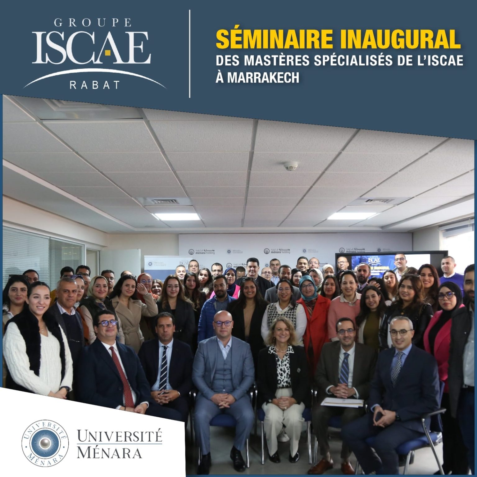 Partenariat ISCAE Rabat- Ménara Holding: Le Coup d’envoi des Mastères spécialisés à Marrakech ...