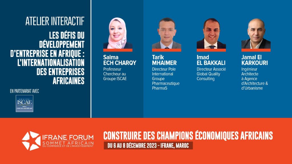 Le Groupe ISCAE partenaire scientifique de l’édition 2023 de la conférence du Sommet Africain du ...