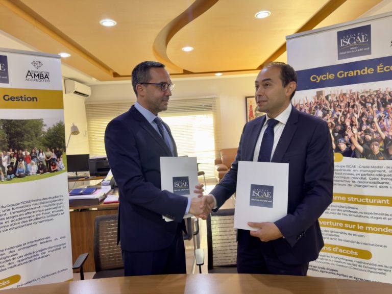Signature d’une convention de partenariat stratégique entre le Groupe ISCAE et KPMG SASU ...